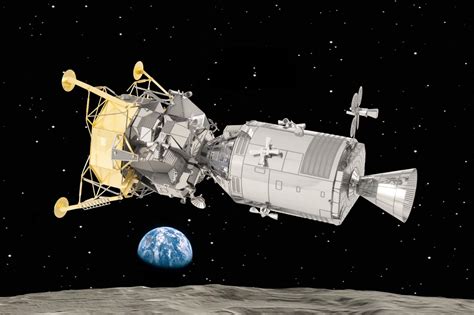 Apollo Csm With Lm Metal Earth Innovatoys