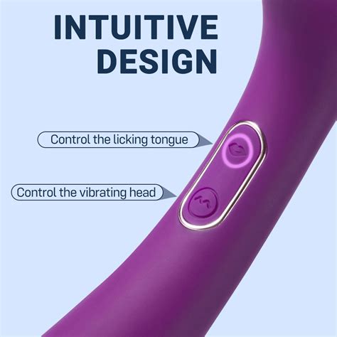 Elegant Double End G Spot Rabbit Vibrator With Tongue Licking Clitoris