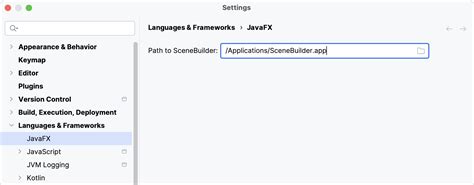 配置 Javafx Scene Builder Intellij Idea 文档