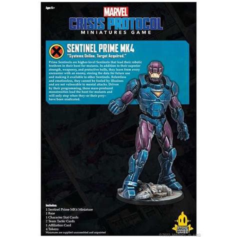 Atomic Mass Games Marvel Crisis Protocol Sentinel Prime Mk 4