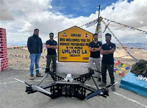 Indian Startup BonV Aero Achieves World Record for UAV Flight at 19,000 Feet in Ladakh – Ladakh Wire