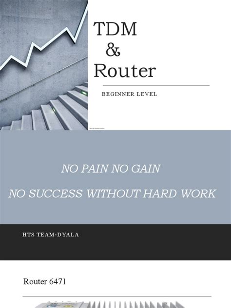 Tdm And Router Beginner Level Pdf Networking Multiprotocol Label