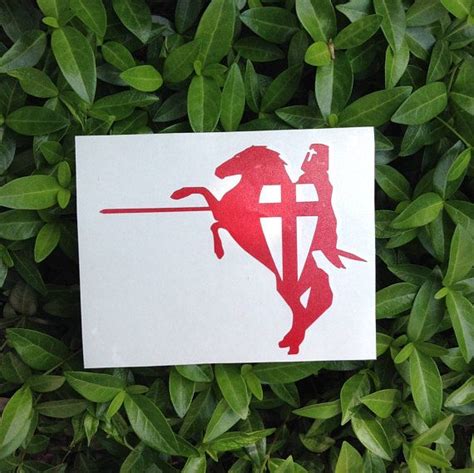 Crusader Knight Vinyl Decal Car Decal Window Decal Laptop Decal