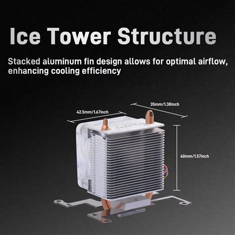 Geeekpi Ice Tower Cooler For Raspberry Pi 5 With Philippines Ubuy