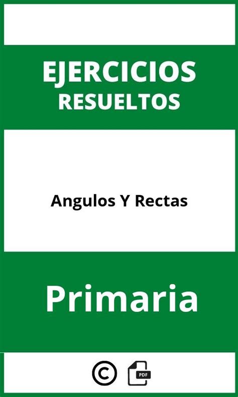 Ejercicios Angulos Y Rectas Primaria Pdf 2025