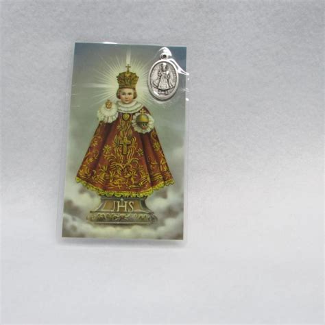Infant Of Prague 9 HR Novena W Medal Shrine Of The Infant Jesus