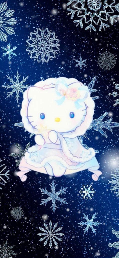 Hello Kitty Winter Themed Lockscreen I Made Please Feel Free To Use
