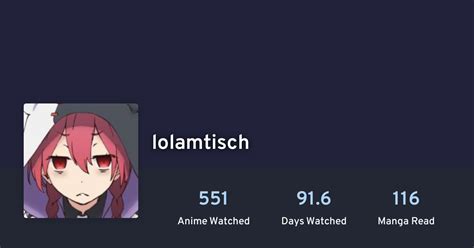 Lolamtisch S Profile AniList