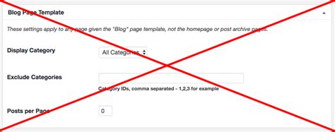 Remove Blog Page Settings From Genesis Theme Settings