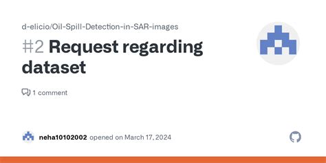 Request Regarding Dataset Issue 2 D Elicio Oil Spill Detection In SAR Images GitHub