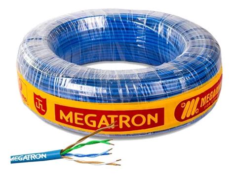 Cabo Lan Cat5e 100 Cobre 4 Pares Lan 4px24awg 100m Megatron