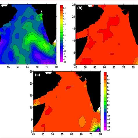 A Climatological Annual Mean Bias Between Sld A And Sld C In Meters Download Scientific