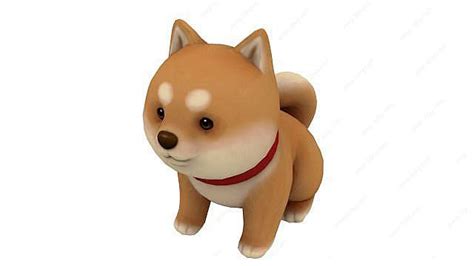 小狗3d模型