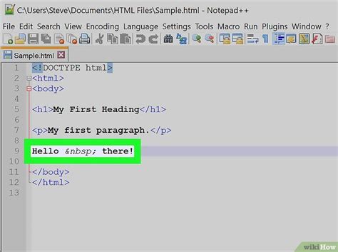 3 Formas De Insertar Espacios En HTML WikiHow