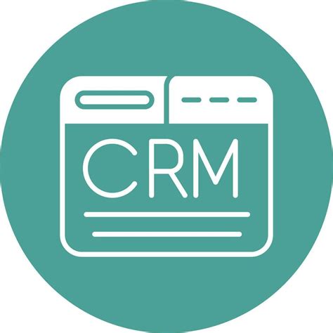 Crm Vector Icon 31663321 Vector Art At Vecteezy