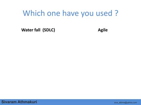 Thinking And Customizing Agile Ppt