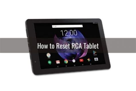 How To Reset Tablet Ready To Diy