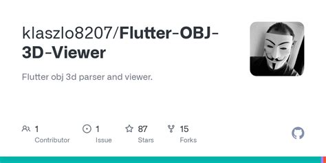 GitHub Klaszlo Flutter OBJ D Viewer Flutter Obj D Parser And Viewer
