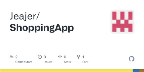 GitHub Jeajer ShoppingApp