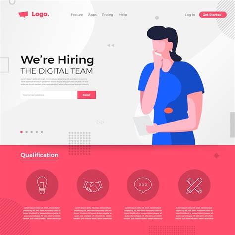 Premium Vector Hiring Concept