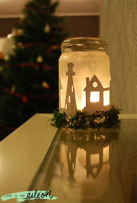 Portavelas navideño DIY Princess Owl Stories