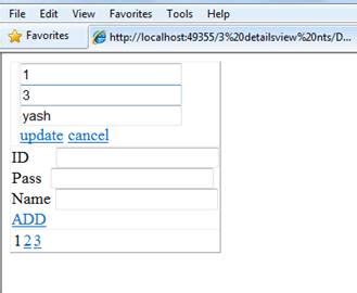 DetailsView Control In ASP Net MindStick
