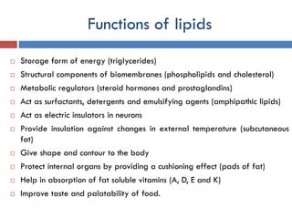 Lipids Composition PPT