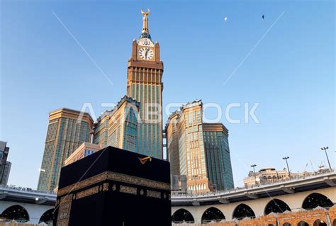 الكعبة المشرفة في الحرم المكي الشريف في مكة المكرمة بالمملكة العربية