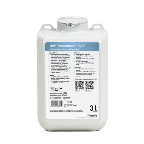 BWT Mineralstoff F2/FE 3 l | 3 l | SET090001