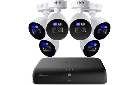 Lorex® Fusion 4k Wired Dvr System Video Surveillance System With 2tb Dvr And Six Uhd Cameras At