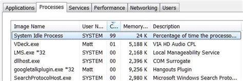 Memperbaiki Masalah Windows System Idle Process Yang Tinggi