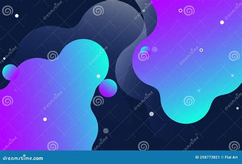 Beautiful Abstract Background With Gradient Rainbow Blob Fluid Liquid