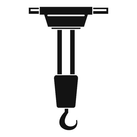 Icône De Grue De Levage Illustration Simple De Licône De Vecteur De