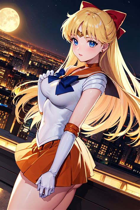 AI Art LoRA Model Sailor Venus セーラーヴィーナス Sailor Moon PixAI