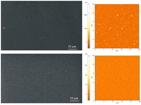 SEM Images At 5 KV Acceleration Voltage Associated With The AFM Image