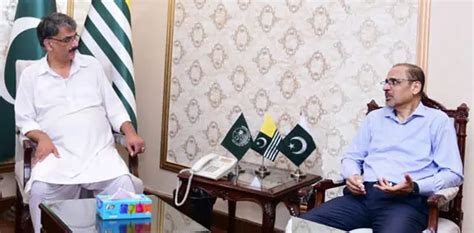 Muhammad Usman Chachar Pays Farewell Call On Pm Ajk Daily Parliament