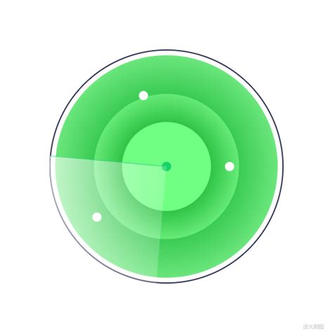 【canvas与雷达】简约绿色扫描雷达图标 canvas雷达扫描 csdn博客