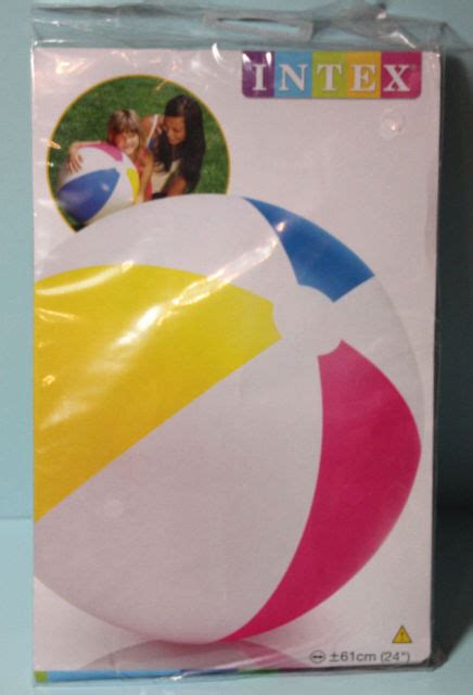 Intex 24 In Glossy Panel Beach Ball 59030 Jungle Lk