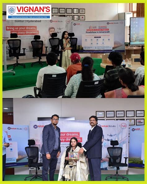 Business Incubation Startups Vignanuniversity Vignans University