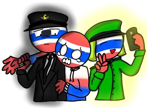 Countryhumans M44thailandfree Thai 🇹🇭🇹🇭🇹🇭 ธงชาติ ไทย การ