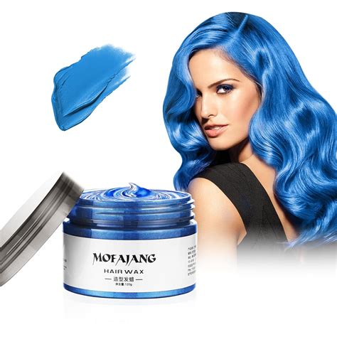 Amazon Temporary Blue Hair Spray Instant Hair Dye Wax 4 23 Oz