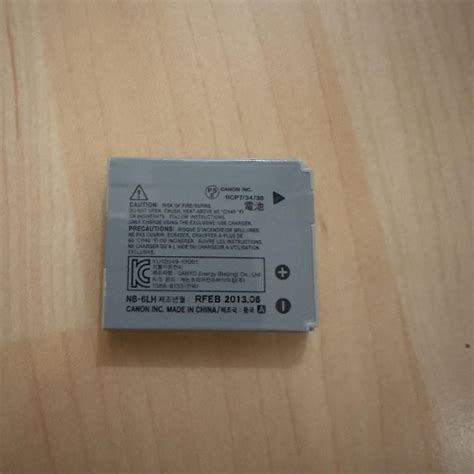 Canon Battery Pack Nb 6lh Genuine Charged Battery Depop