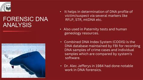 Different Branches In Forensic Biology Pptx
