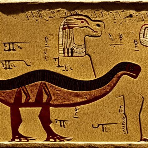 Dinosaur Hieroglyph From Ancient Egypt · Creative Fabrica Dinosaur Hieroglyph From Ancient Egypt · Creative Fabrica