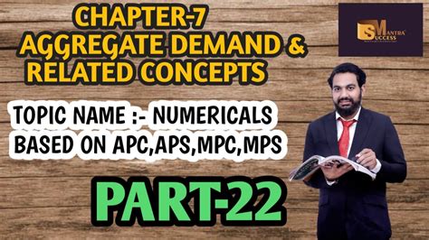 NUMERICALS ON AD AS APS MPS APC MPC CHAPTER 7 AGGREGATE DEMAND AND