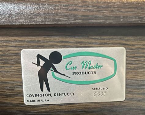 Value Of A Cue Master Products Pool Table