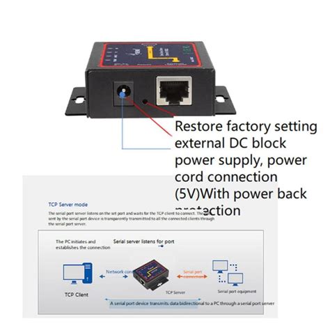 Industrial Modbus Serial Rs Rs Rs To Ethernet Converter Device