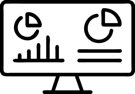crm dashboard and analytics icon with copy space for software