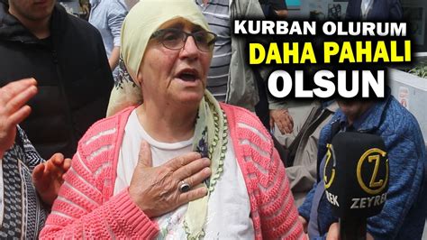 Kurban Olurum Daha Pahali Olsun Sokak RÖportajlari Youtube