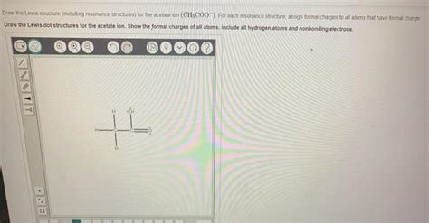 Solved Draw The Lewis Structure Including Resonance